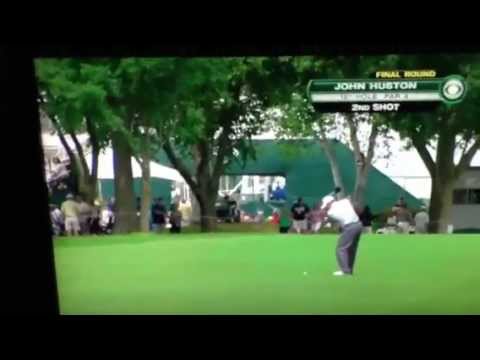 John Huston Amazing Golf Shot.MOV