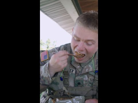 Sometimes MREs just hit the spot! #viralvideo #shortvideo