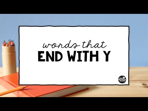 Adding Suffixes to Words that End in Y