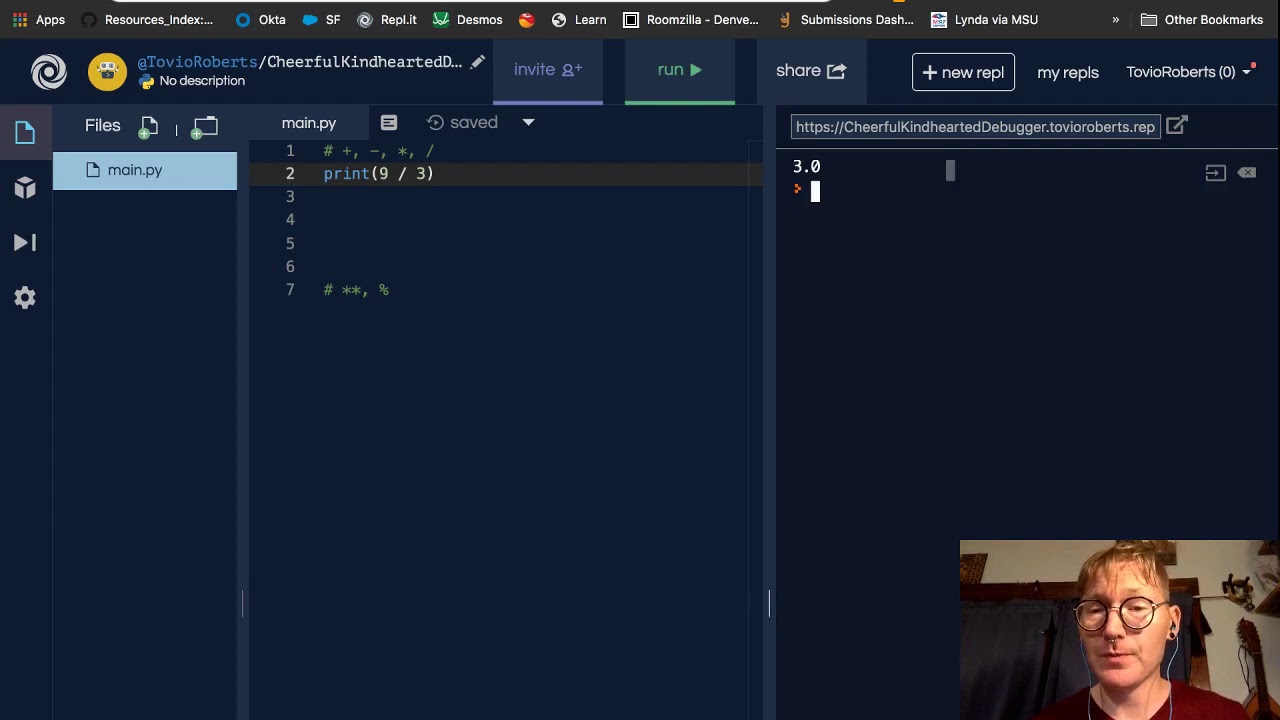 Python Basics - Common Arithmetic Operators
