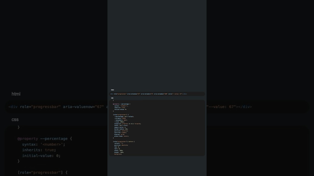 Circular progress bar