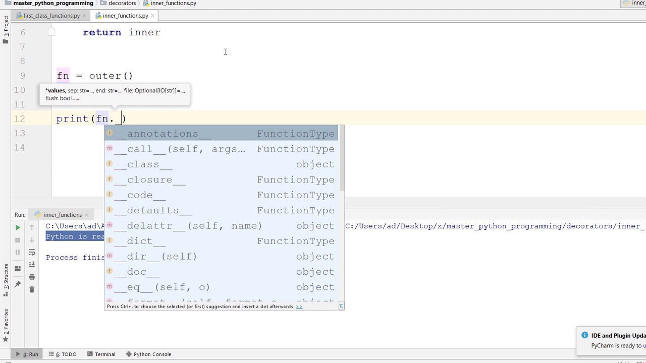 Inner Functions, Closures and Free-Variables in Python