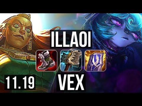 ILLAOI vs VEX (TOP) | Rank 3 Illaoi, 1.2M mastery, 400+ games | KR Master | v11.19
