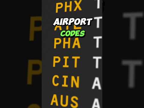 Cracking the Code: Deciphering #AirportCodes ✈️🔍 #TravelMysteries #AviationLanguage