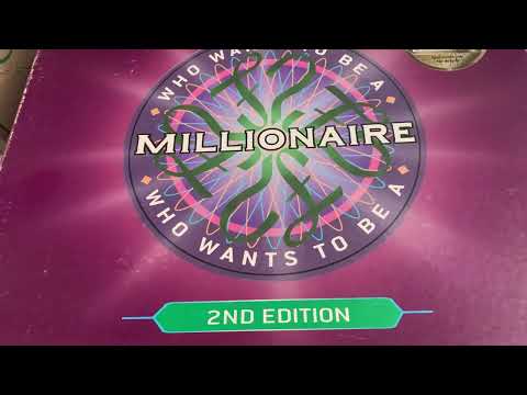 Who wants to be a millionaire 2nd edition board game I won £1,000,000!