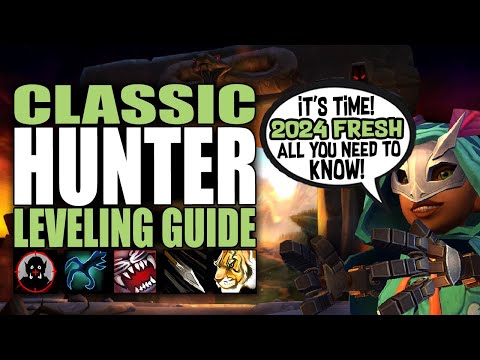 WOW Classic FRESH Hunter Leveling Guide 1-60 + Hardcore Tips & Tricks!
