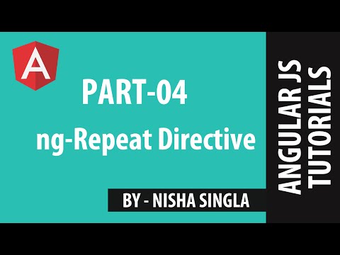 AngularJS Tutorial 4 - ng-Repeat