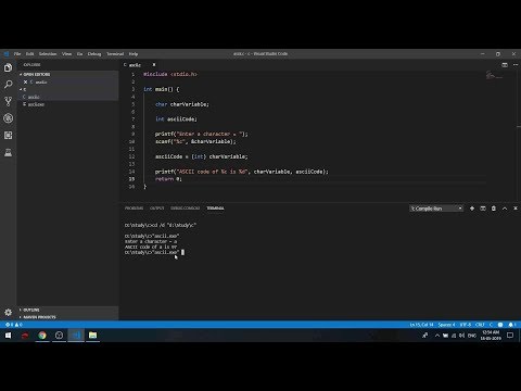 ASCII Code of characters in C/C++