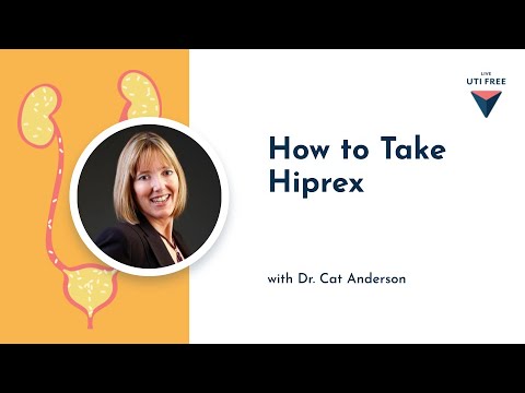 How to take Hiprex: Dr. Cat Anderson (Part 2)