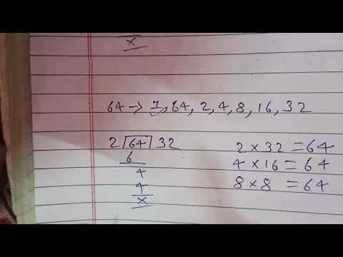 factors of 64