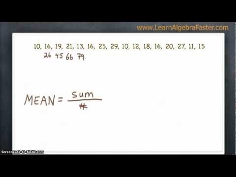 How to Find the Mean