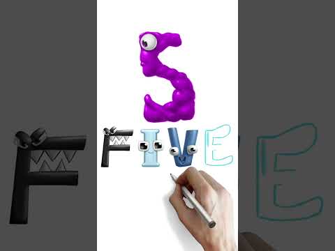 Drawing Letters Words and Numbers 5 #5 #shorts #numberslore