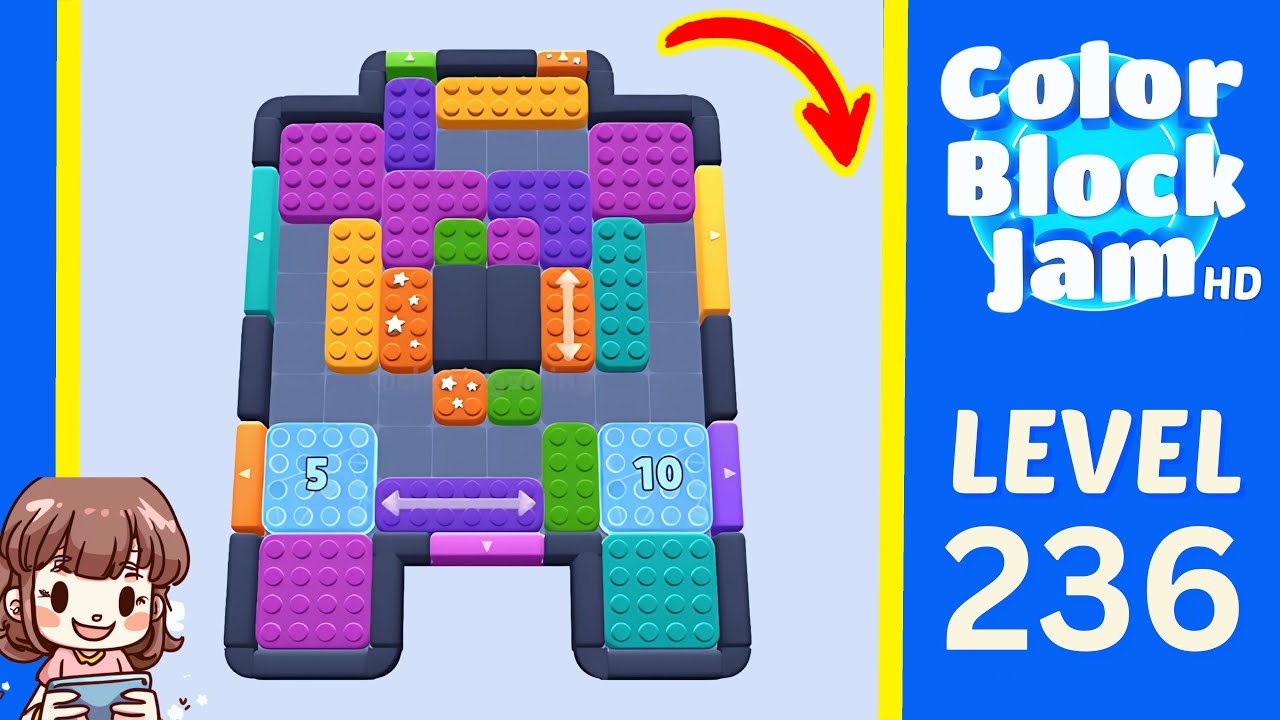 Level 236 - Color Block Jam Solution & Guide