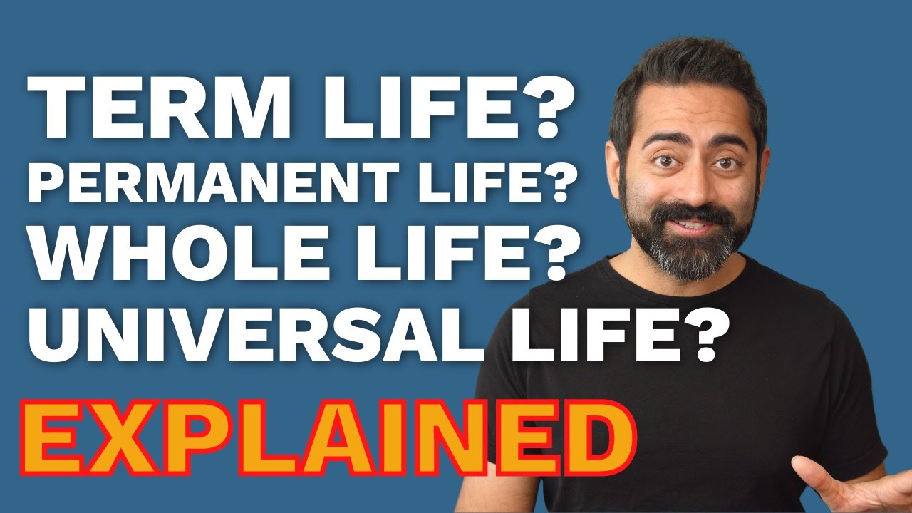 Different Types Of Life Insurance Explained | Term Life, Whole Life, Universal Life, Variable Life