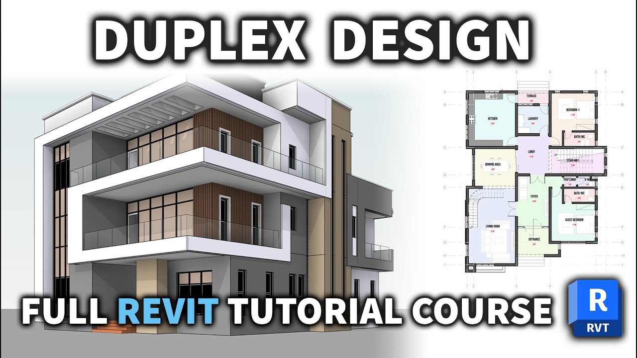Autodesk Revit Architecture 2024/ Full Beginner's Tutorial Course