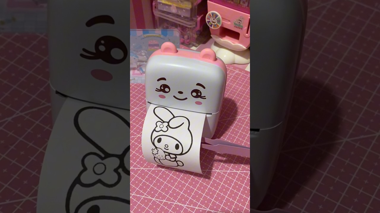 Coloring my melody #hellokitty #sanrio #kuromi #mymelody #memes #sakura #cinnamoroll