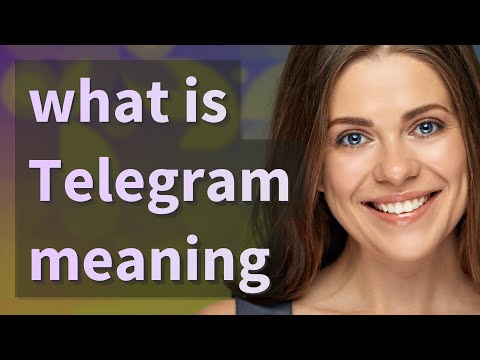 Telegram | meaning of Telegram