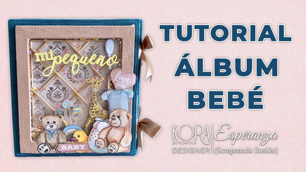 TUTORIAL: Cómo hacer una shaker original para un ALBUM de BEBE. Kora projects.