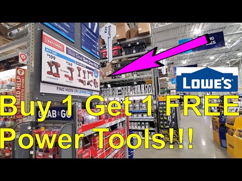 Buy 1 Get 1 FREE Craftsman Kobalt Bosch Shopping @ Lowes