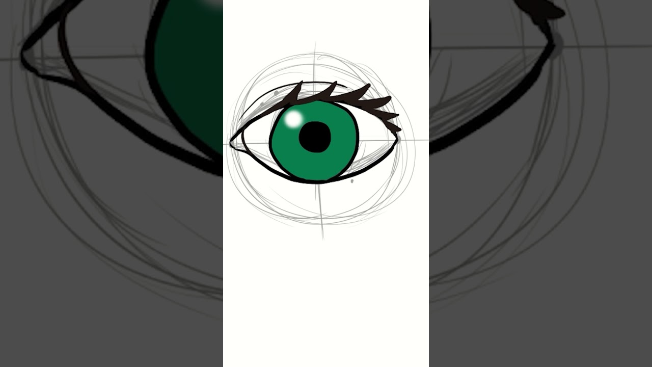 I am testing out Deviantart tutorials and starting with the eye.
