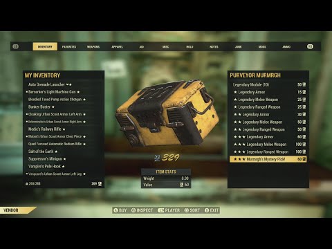 Fallout 76. Murmrgh Mystery Pick