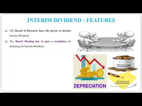 64 - Concept and Features of Interim Dividend