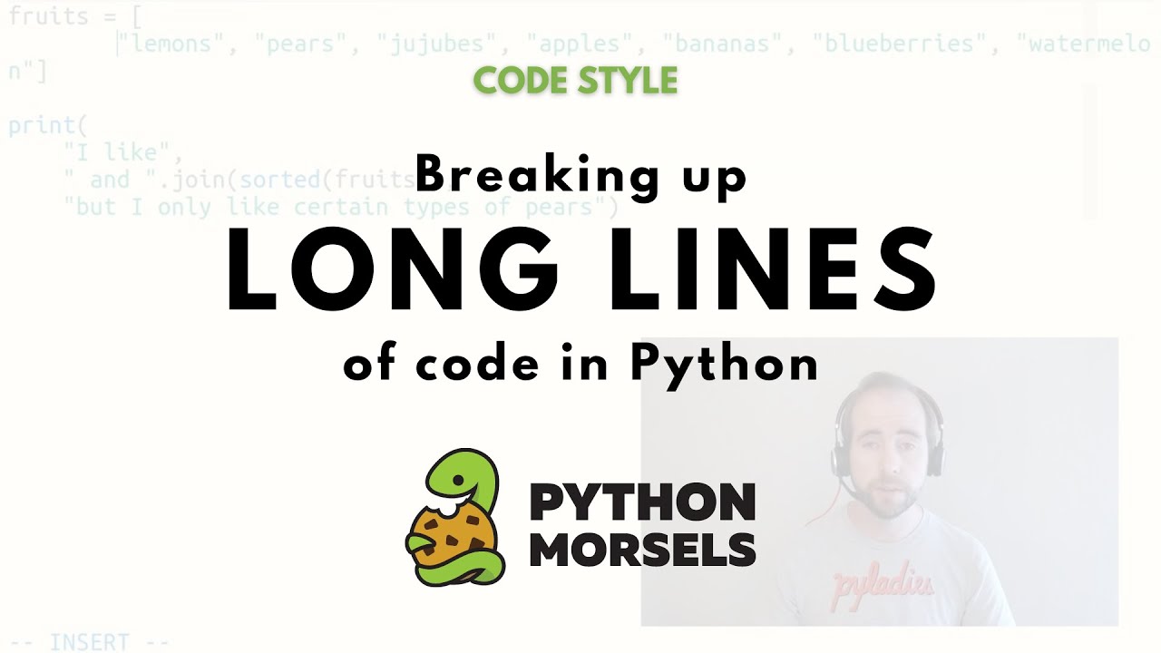 Breaking up long lines of code in Python