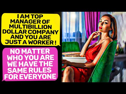 I'm Your Boss and the Top Manager of a Multibillion-Dollar Company ! r/IDontWorkHereLady