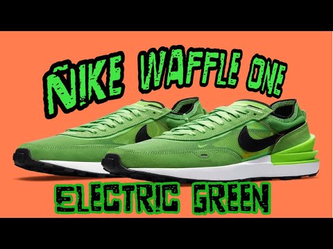 WATCH THIS REVIEW FIRST, BEFORE YOU BUY THEM! Nike Waffle One Electric Green Review and ‘On foot’!