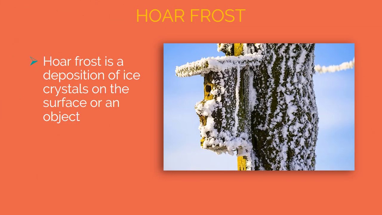 What is HOAR FROST, RIME & GLAZE