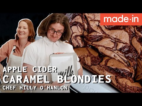 How To Make Milk Bar's Apple Cider Caramel Blondies with Rhoda and Hilly | Made In Cookware