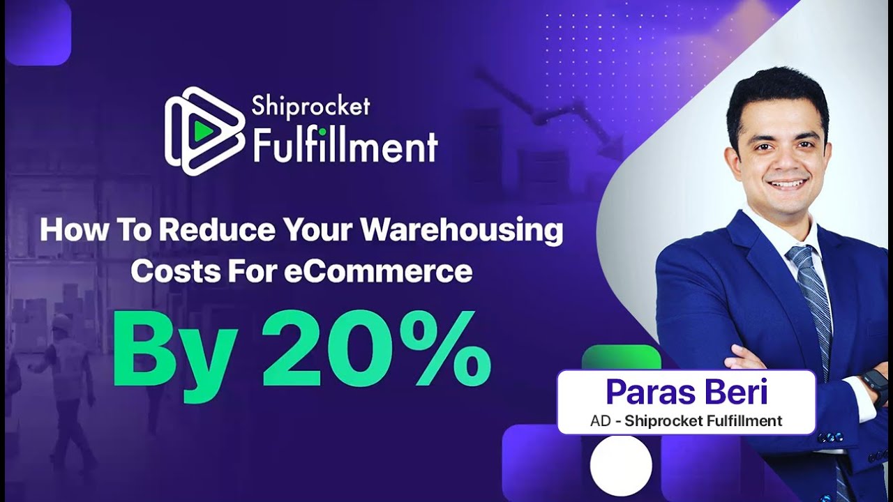 Shiprocket Webinar | How To Reduce Warehousing Cost by 20% for E-Commerce