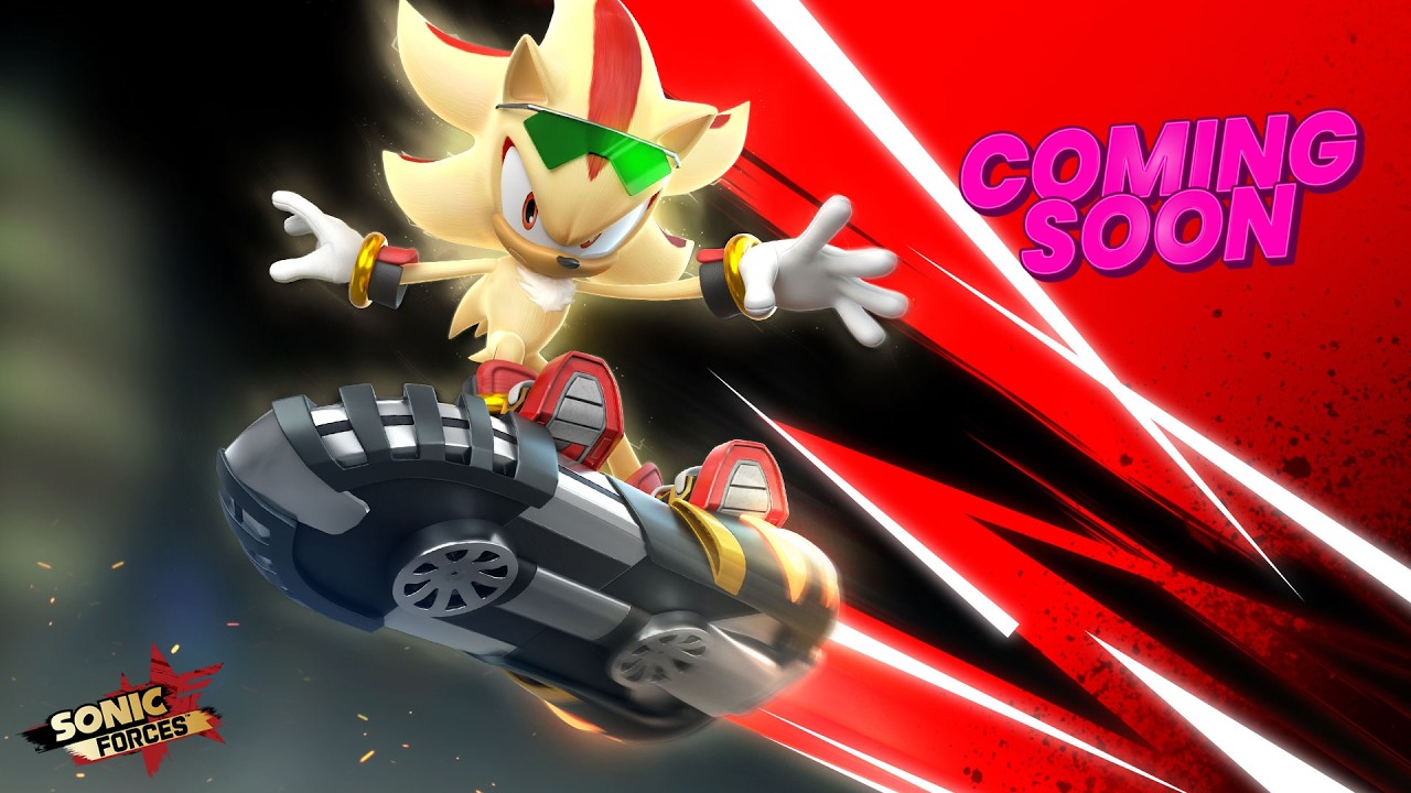 Sonic Forces - Riders Super Shadow New Character Coming Soon Update!  debuts May 14th!