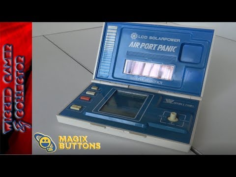 LCD Vintage Game - Airport Panic wiht Solar Tech by Magix Buttons
