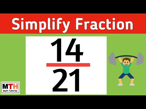Learn to simplify 14/21 | 14/21 Simplified