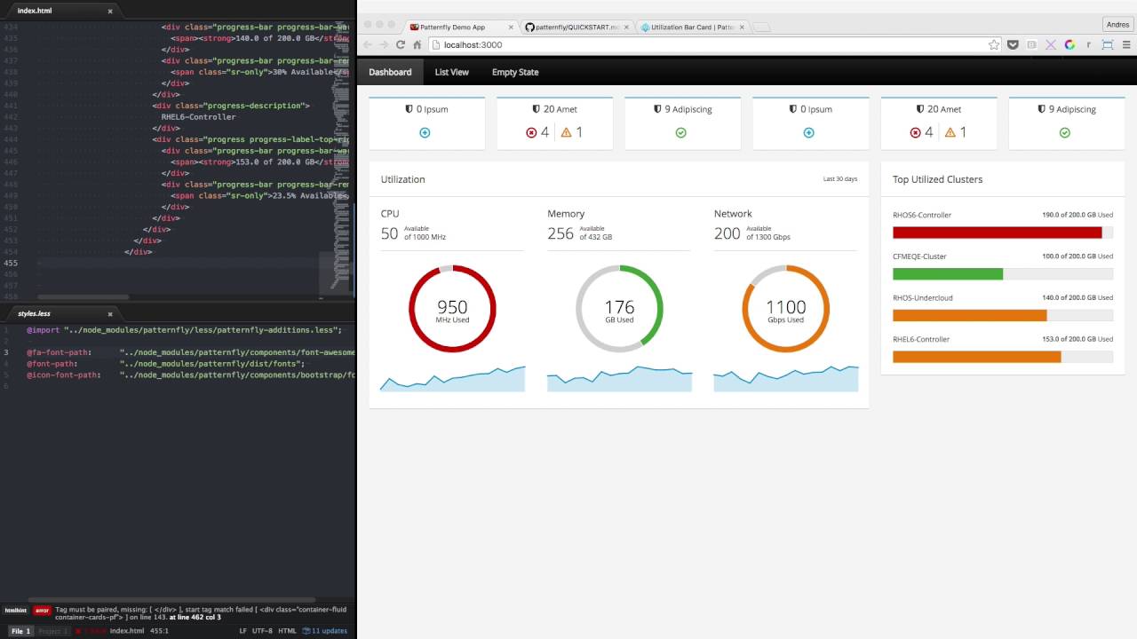 Building with PatternFly