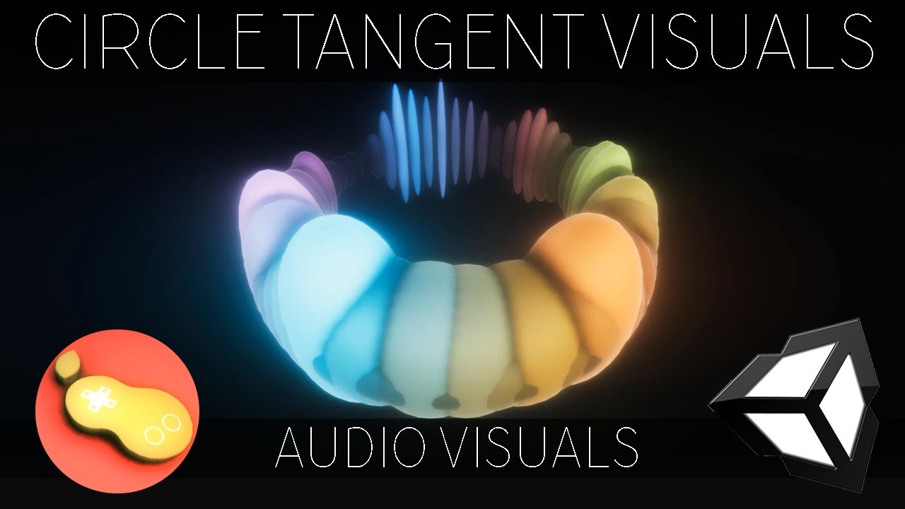 Circle Tangent Visuals - Unity/C# Tutorial [Part 4 - Audio Visuals]