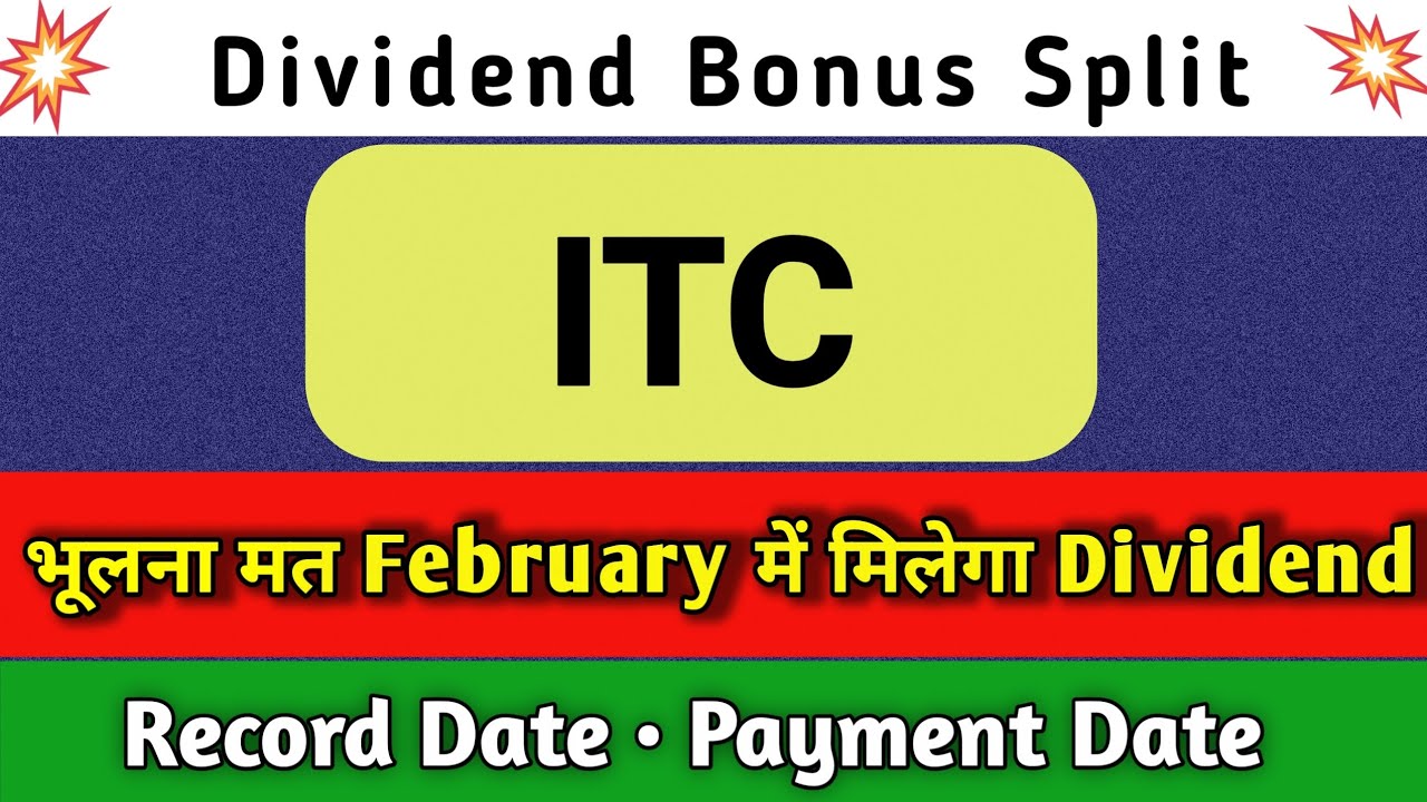 itc share dividend 2026 | itc share latest news | itc share dividend 