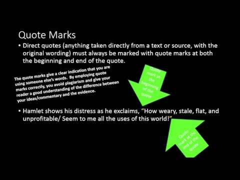Embedding Quotes and Evidence