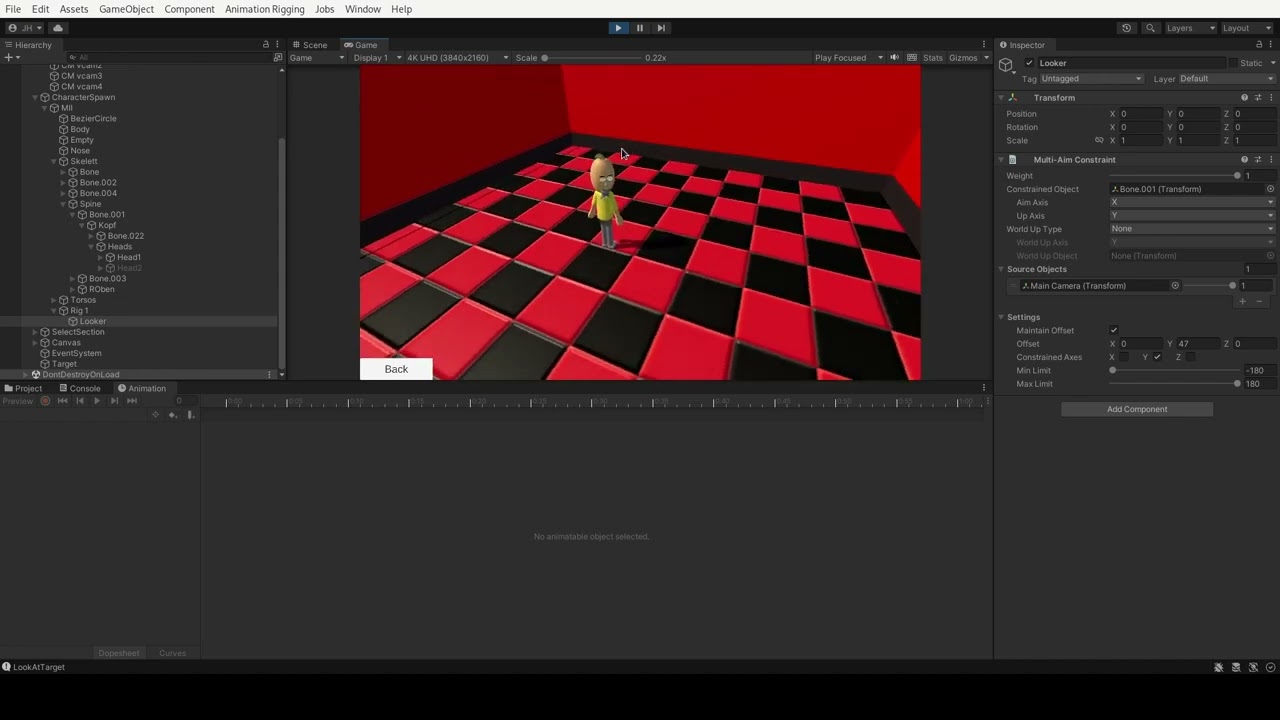 Does anybody know how to fix this | Unity Animation Rigging