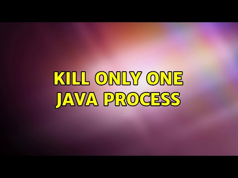 Unix & Linux: Kill only one Java process (6 Solutions!!)