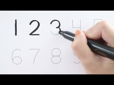 Belajar Menulis Angka 1-10 Dengan Titik Titik | Edukasi Anak