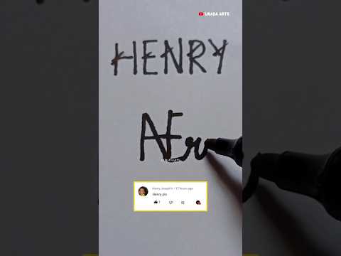 Logo name Henry 💥 Comment your Names 👀 #shorts #logo #short #youtubeshorts #viral