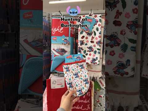 STITCH HUNTING TIME | STITCH CHRISTMAS KITCHEN ESSENTIAL #haul #disney #stitchfinds #burlington #fyp