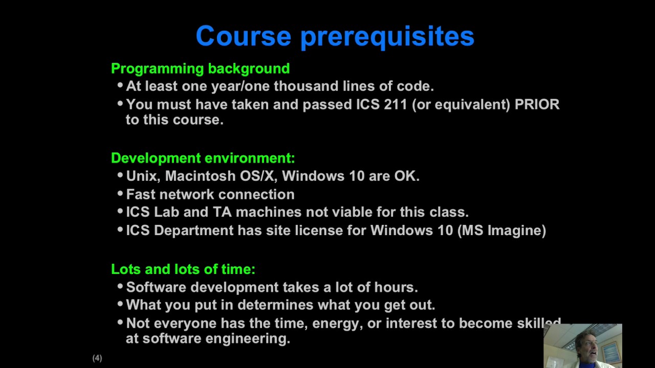 Introduction to ICS 314, Software Engineering