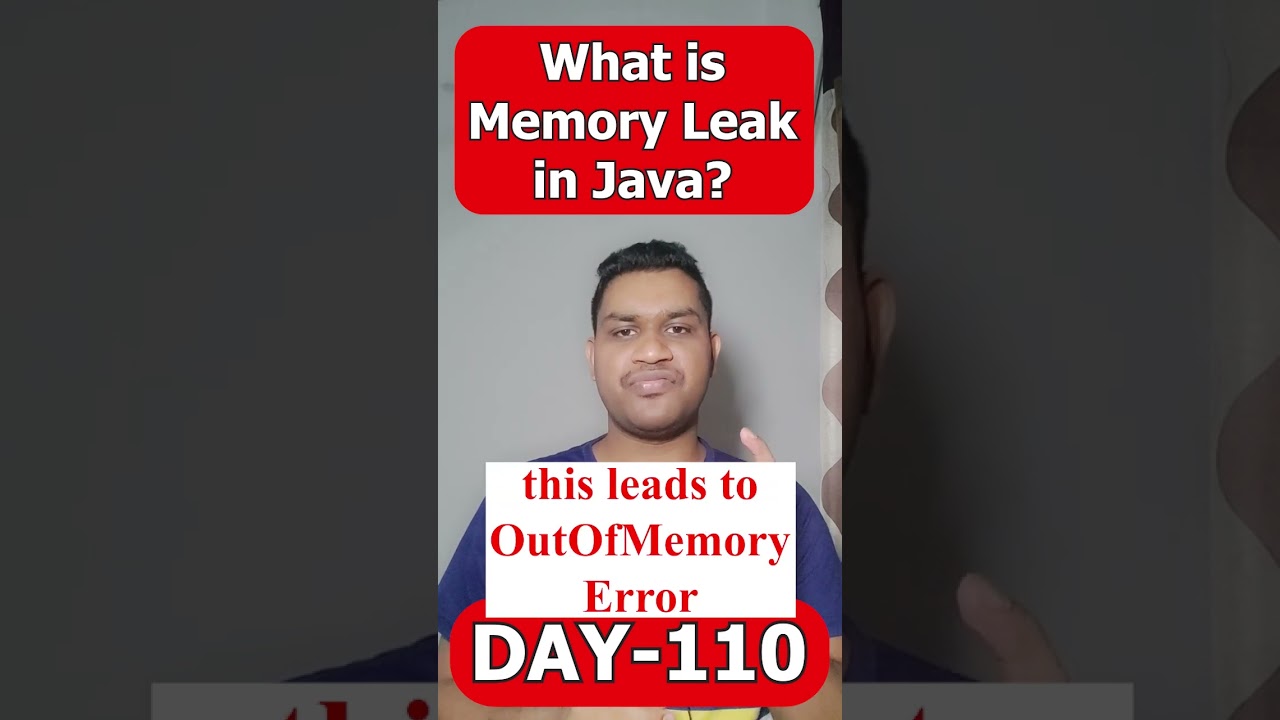 What is a Memory Leak in Java? #java #interview #interviewtips