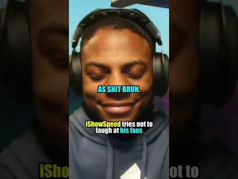 iShowSpeed tried not to laugh at his fans