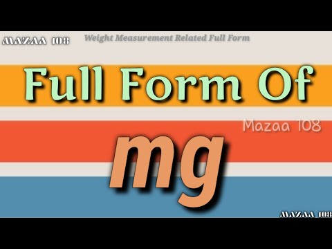 Full Form of mg | mg full form | Full Form mg | mg Stands for | mg Means | Meaning of mg #mazaa108