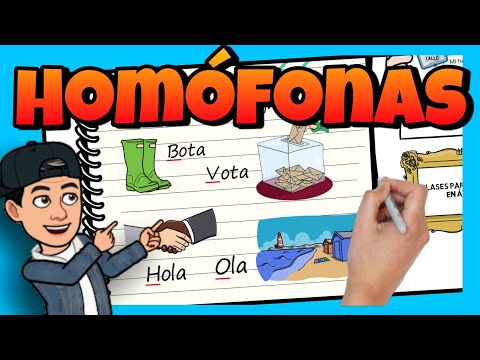 😍 Palabras HOMÓFONAS para NIÑOS ► con EJERCICIOS