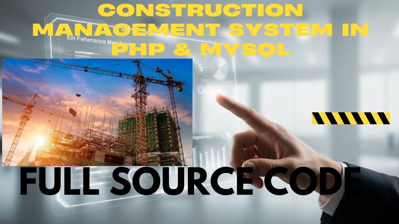 Complete Construction Management System in PHP & MySQL with Free Source Code | Project Demo